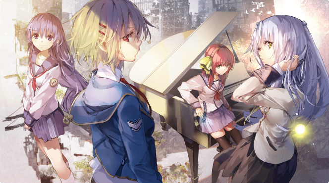 헤븐 번즈 레드 x Angel Beats! 콜라보